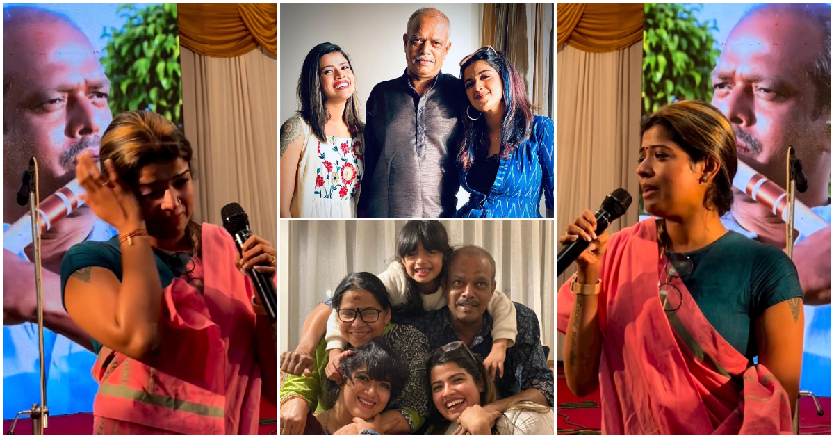 പെണ്മക്കളുടെ പൊന്നച്ചൻ.!! വേദിയിൽ വിങ്ങിപ്പൊട്ടി അമൃത സുരേഷ്.!! പാട് പൂ ...